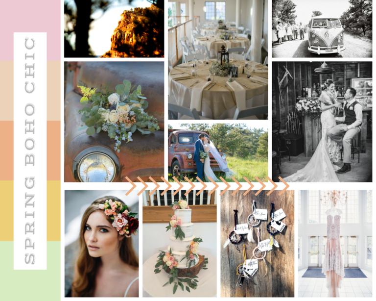 Spring Boho Wedding Inspiration - Lionscrest Manor
